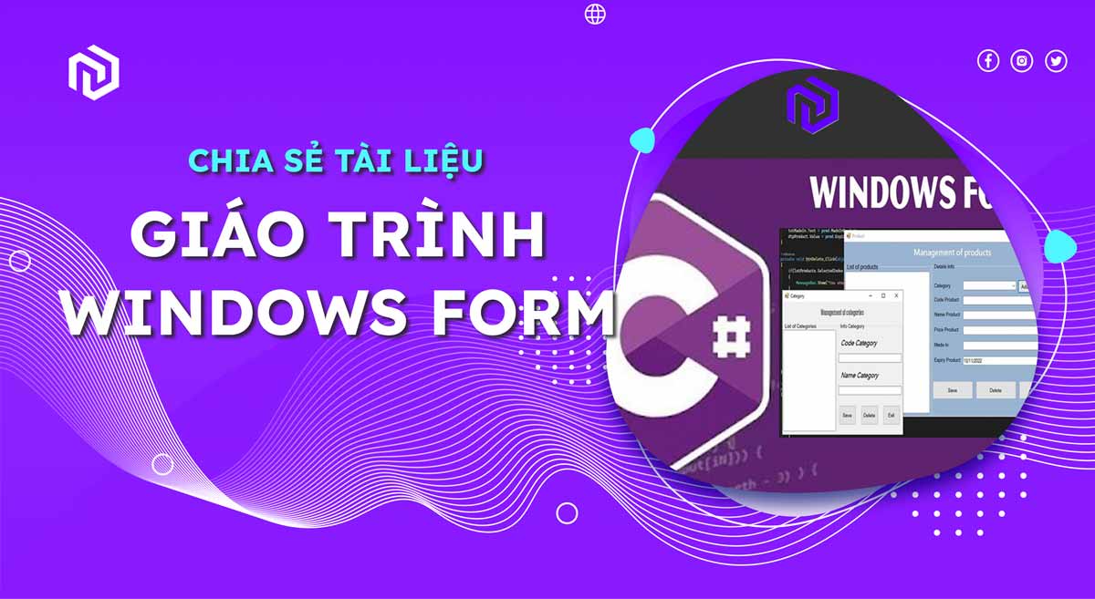[PDF] Chia Sẻ Giáo Trình Lập Trình Windows Forms - Bùi Mạnh Đức